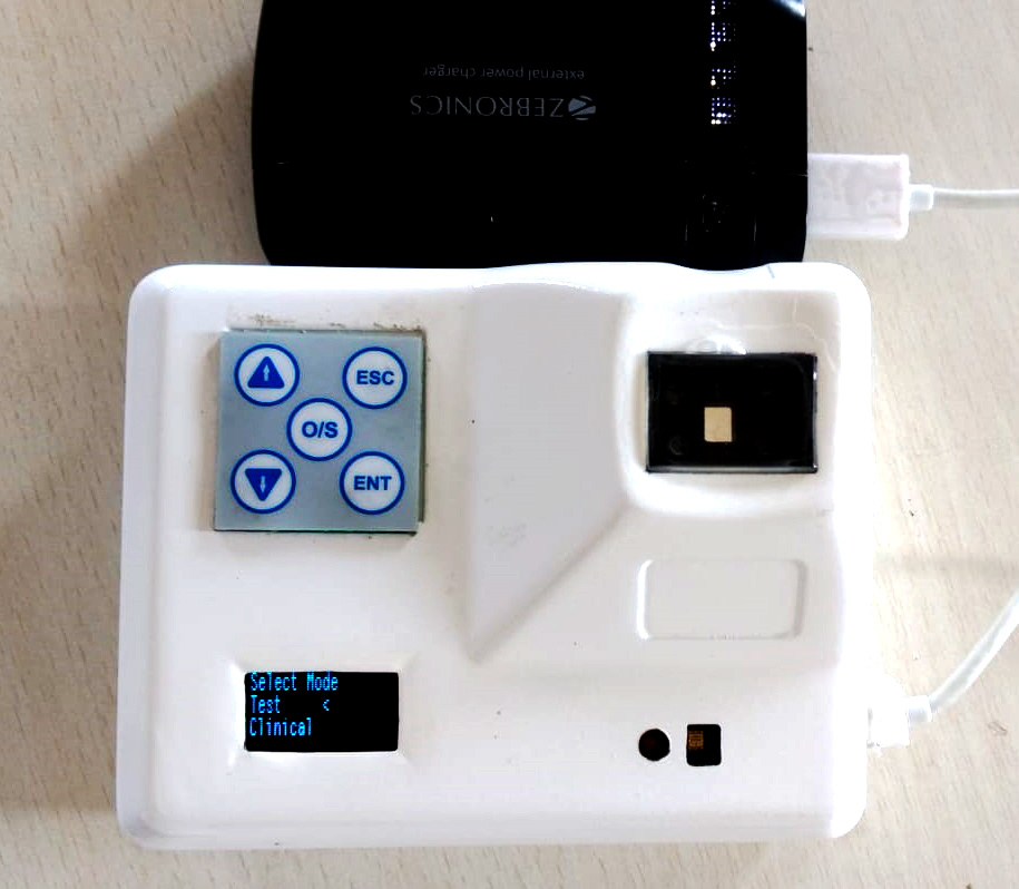 The first non invasive blood glucose test instrument - Diabiqik